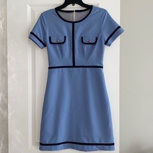 Dresses | Custom Design Blue Structured Dress | Poshmark